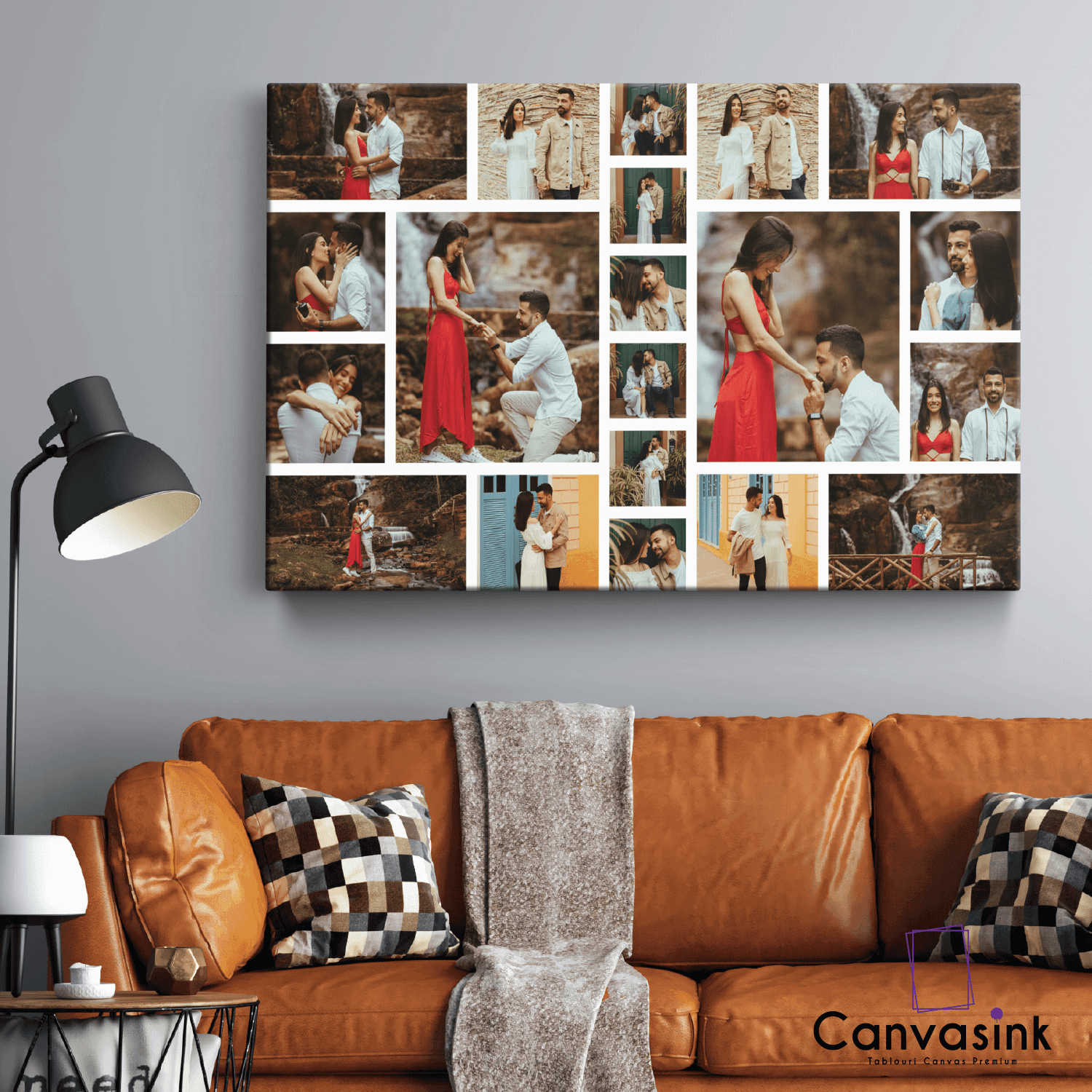 Tablou Canvas Personalizat Cu 20 Poze, Landscape – Diferite Dimensiuni ...